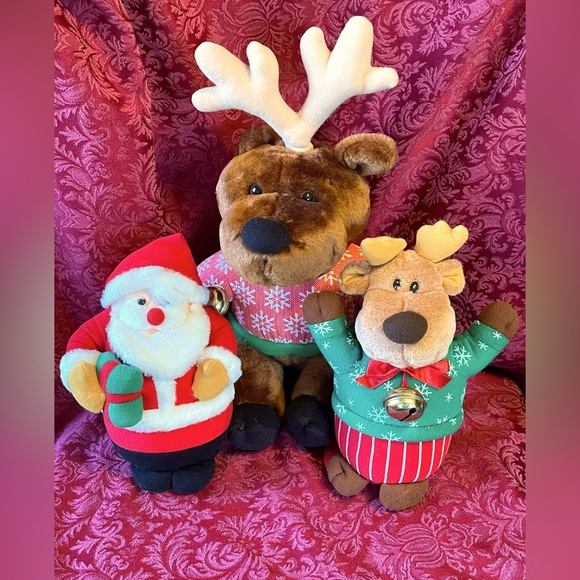 Avon | Holiday | 3 Animated Plush Avon Christmas Characters New ...